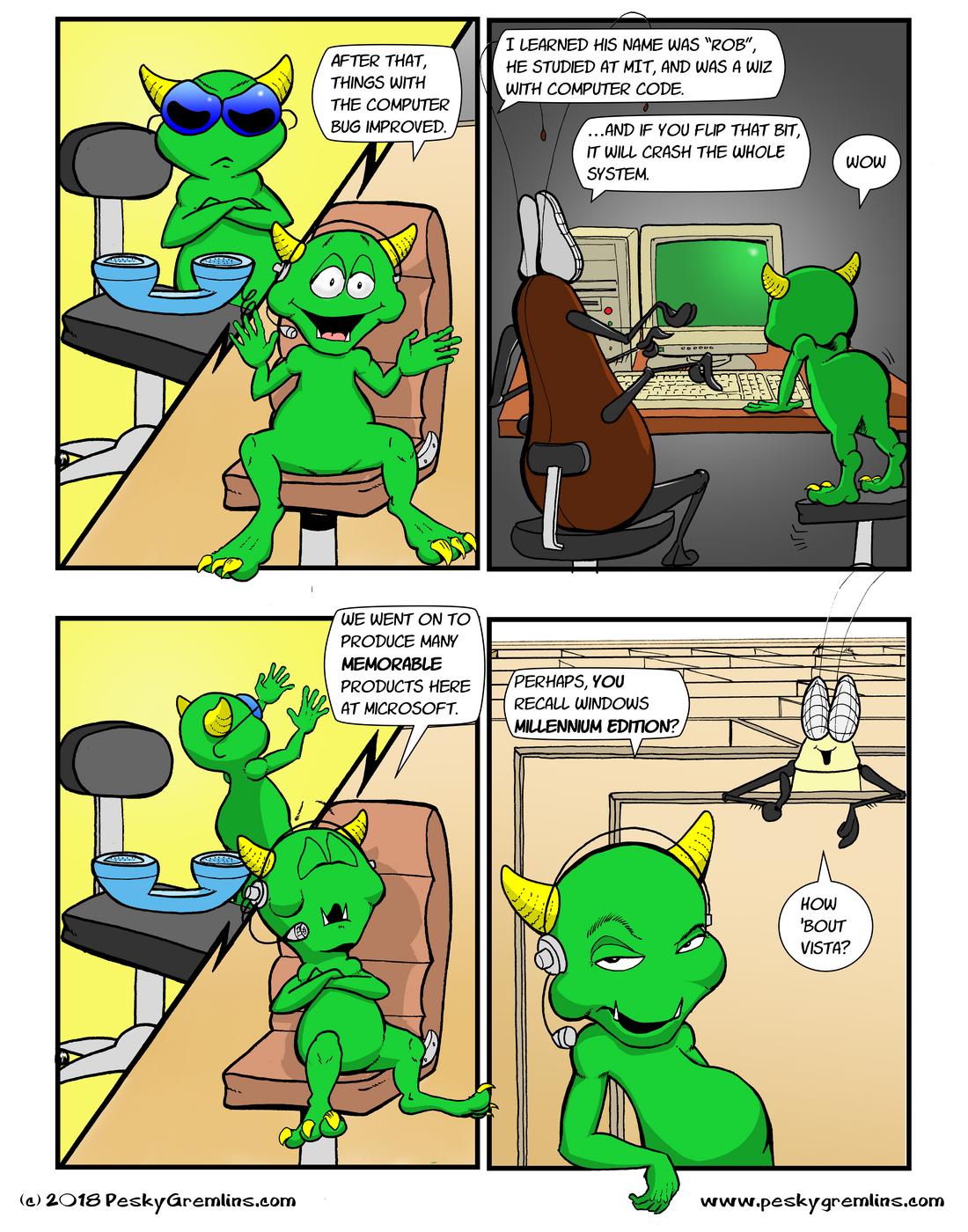 Pesky Gremlins Comic 401 – Shared Success - Pesky Gremlins